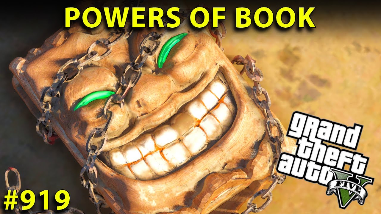 GTA 5 : POWERS OF MAGIC BOOK | GTA 5 GAMEPLAY #919 - YouTube