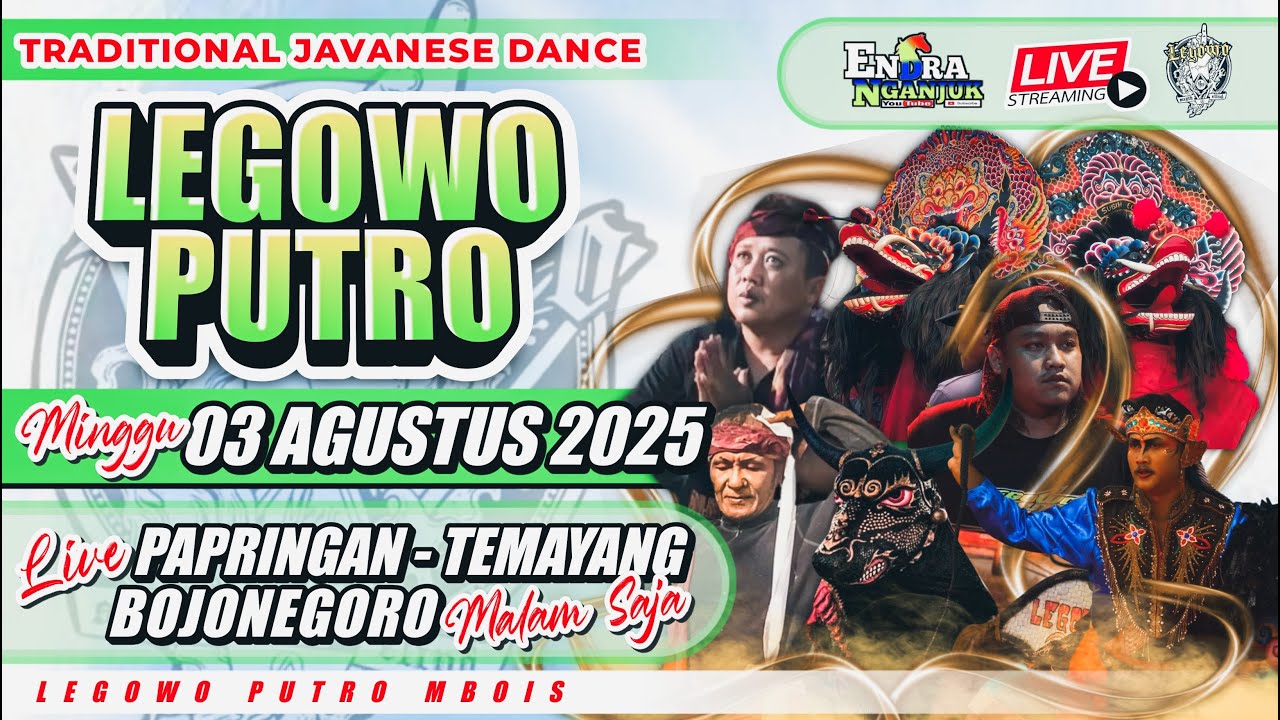Live Jaranan Legowo Putro Papringan Temayang Bojonegoro - YouTube