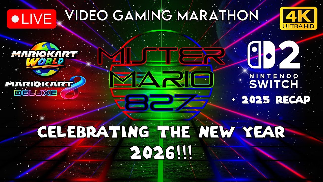 MrMario827 Live Stream Special – Video Gaming Marathon + Celebrating ...