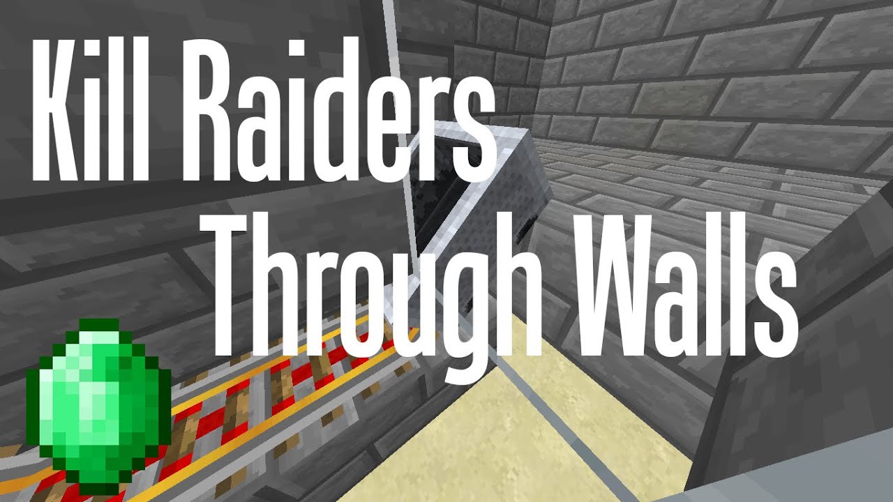 Kill Raiders Through Walls in Minecraft Factions - YouTube