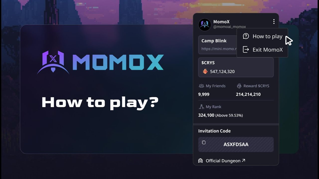 MOMOX - How to Enter the Dungeon and Get Reward Packs? - YouTube