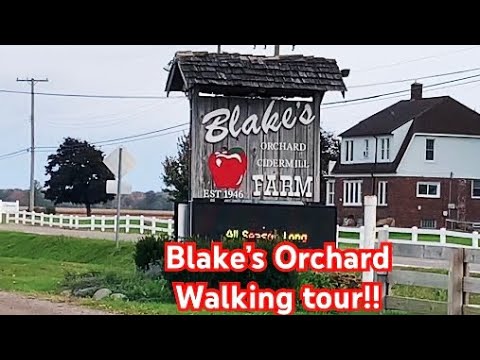 Blake”s Orchard walking tour, Armada Michigan, USA - YouTube