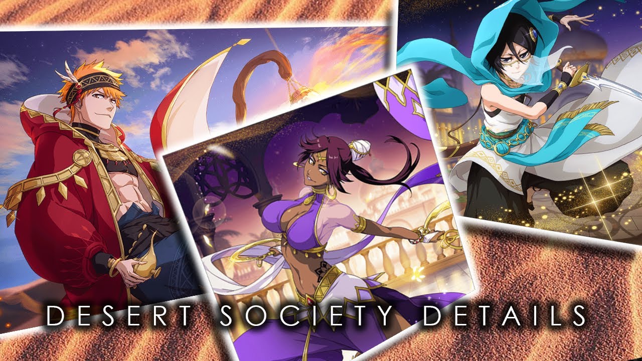 [Bleach Brave Souls] Desert Society Ichigo, Rukia, Yoruichi info! - YouTube