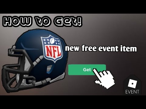 how to get NFL helmet! | new free event item | roblox - YouTube
