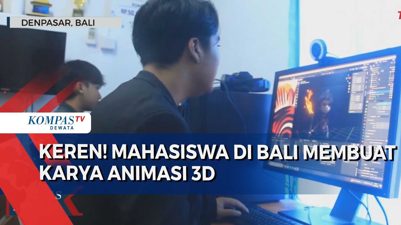 Keren! Mahasiswa Di Bali Membuat Karya Animasi 3D - YouTube