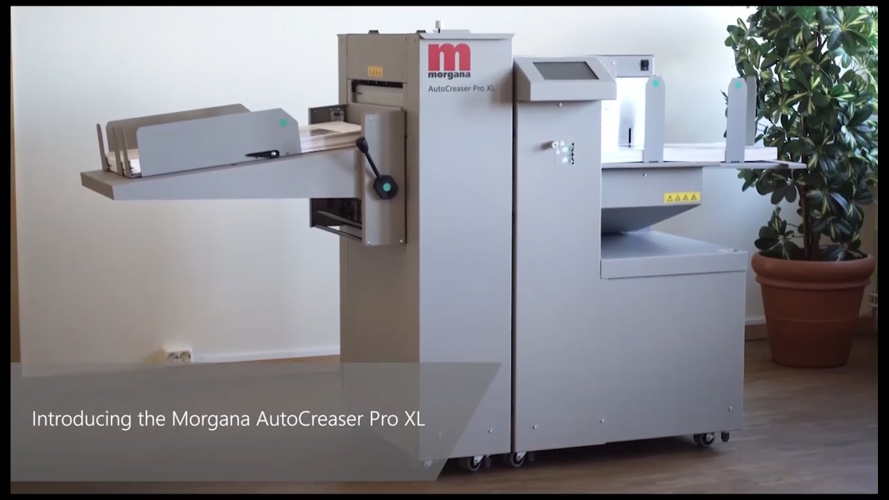 Cordonatrice mod. MORGANA AUTOCREASER PRO XL (www.plastitech.it) - YouTube