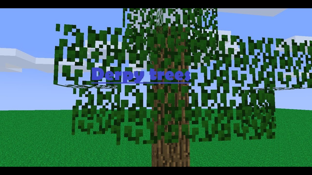 Derpy Trees (A Minecraft Animation) - YouTube