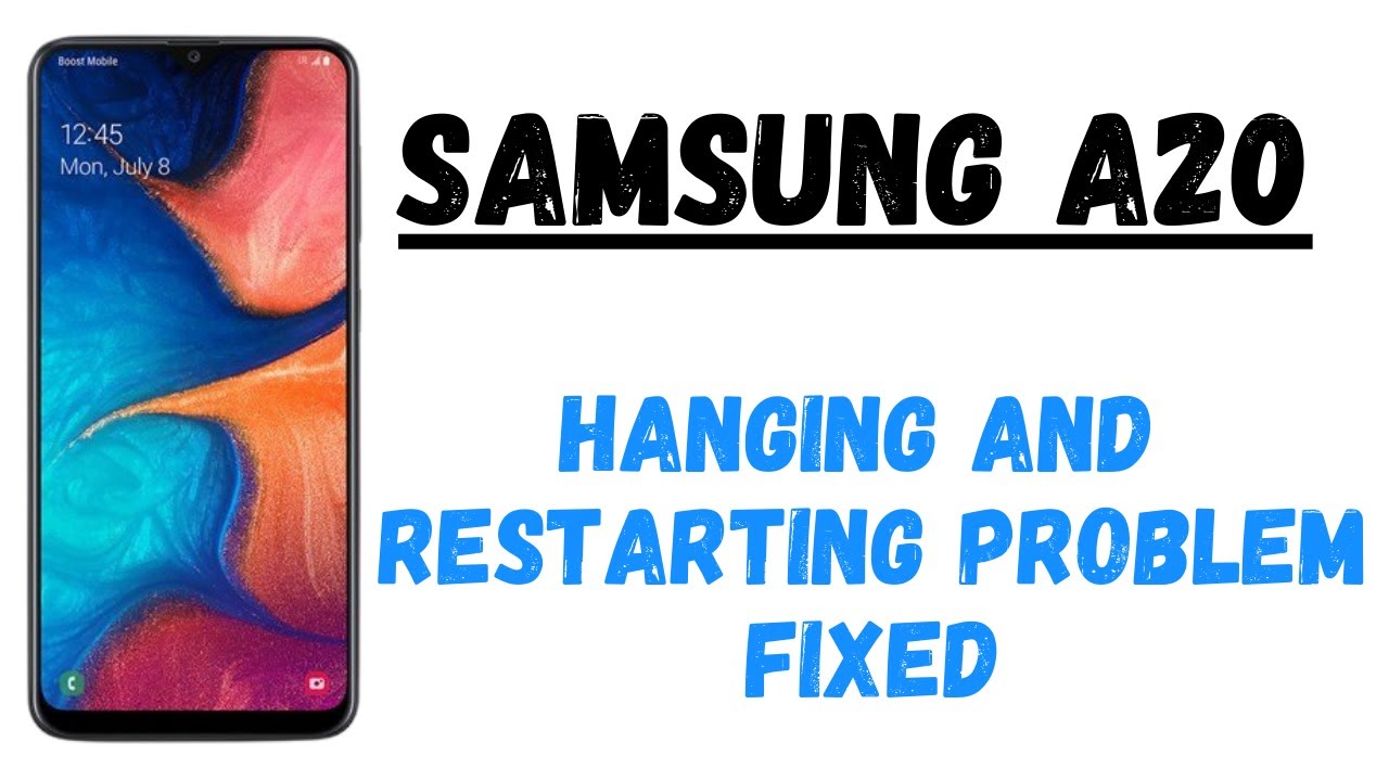 Samsung a20 hang Problem | Samsung a20 hang and restart | Stuck on Logo fixed galaxy a20 - YouTube
