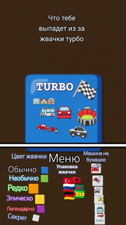 Какая жвачка из коробки турбо тебе выпадет - YouTube