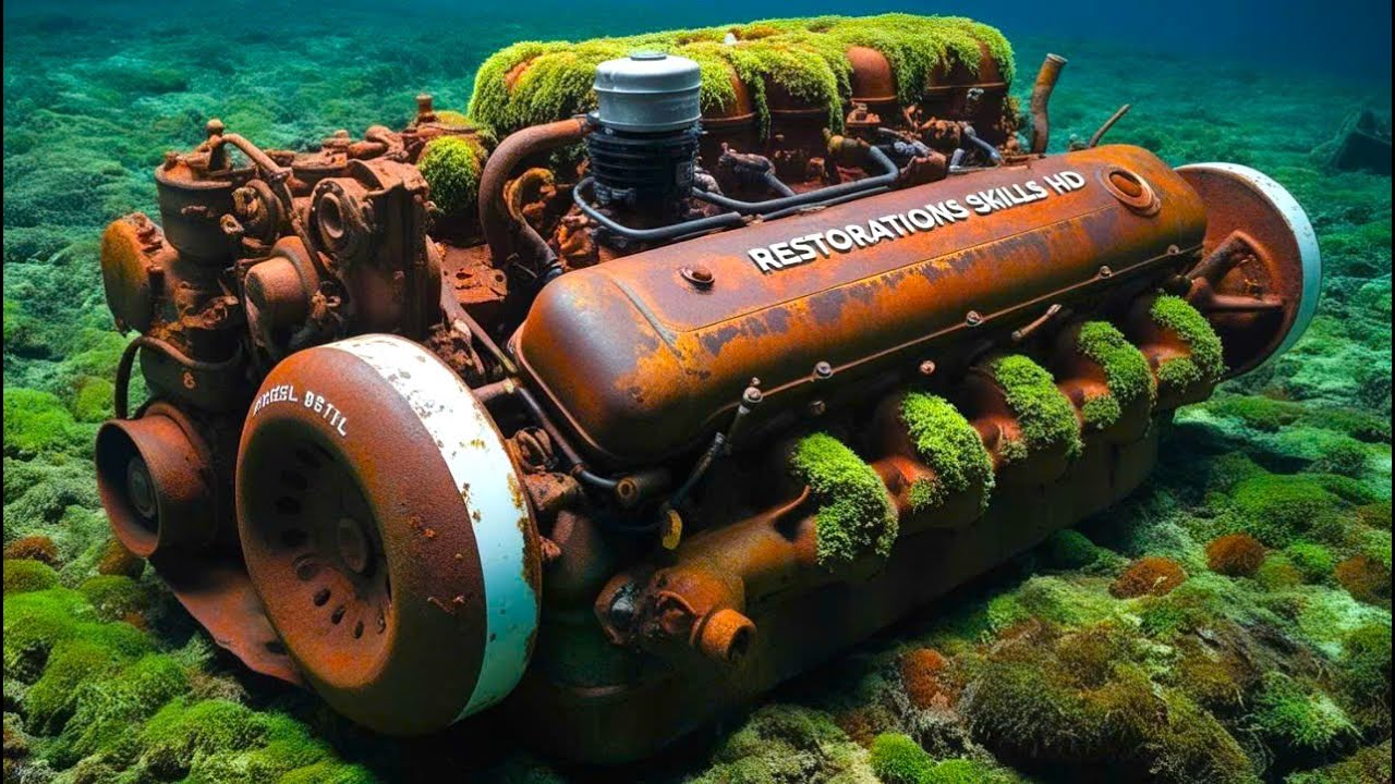 SHIP ENGINE RESTORATION: TURNING RUST INTO A SEA MONSTER - YouTube