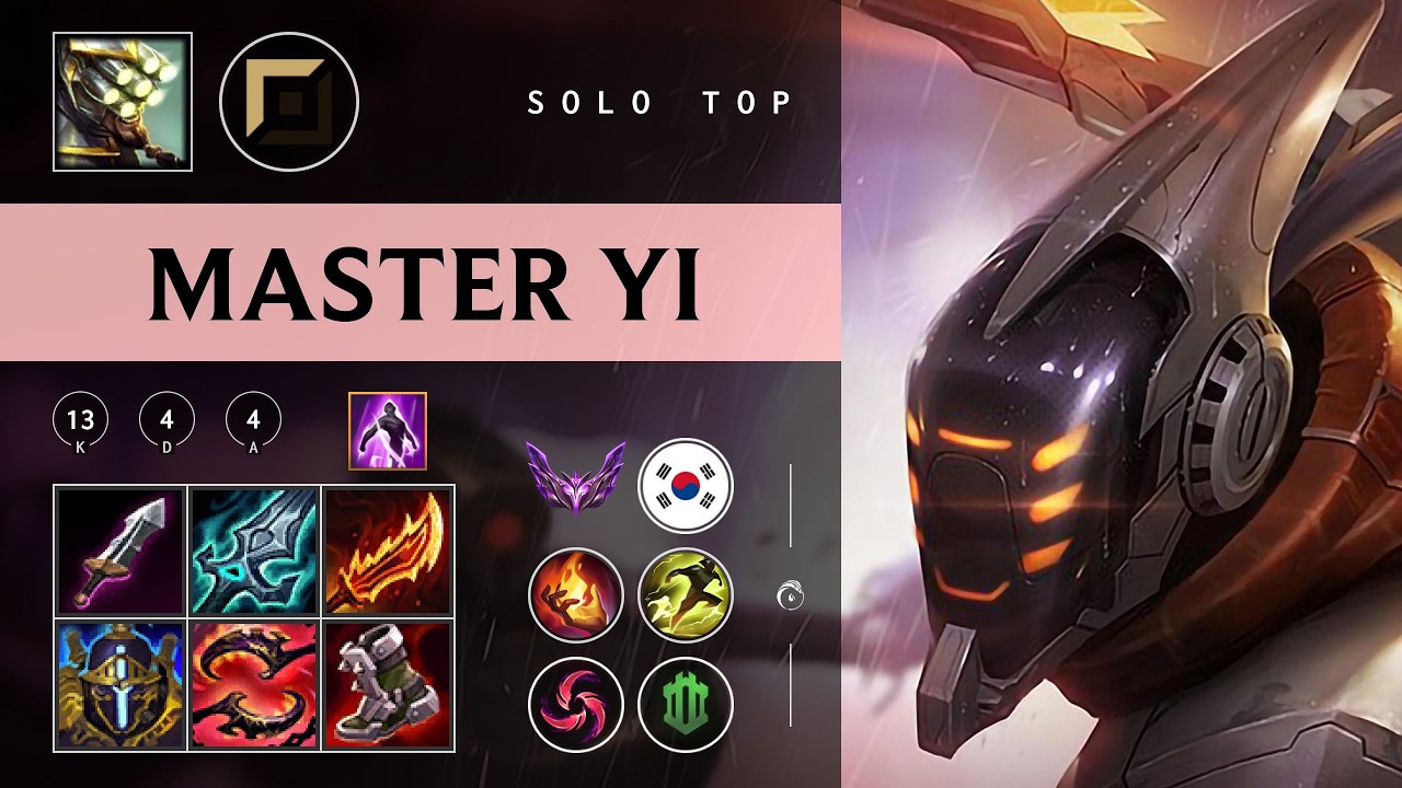 Master Yi Top vs Ornn - KR Master Patch 26.04 - YouTube