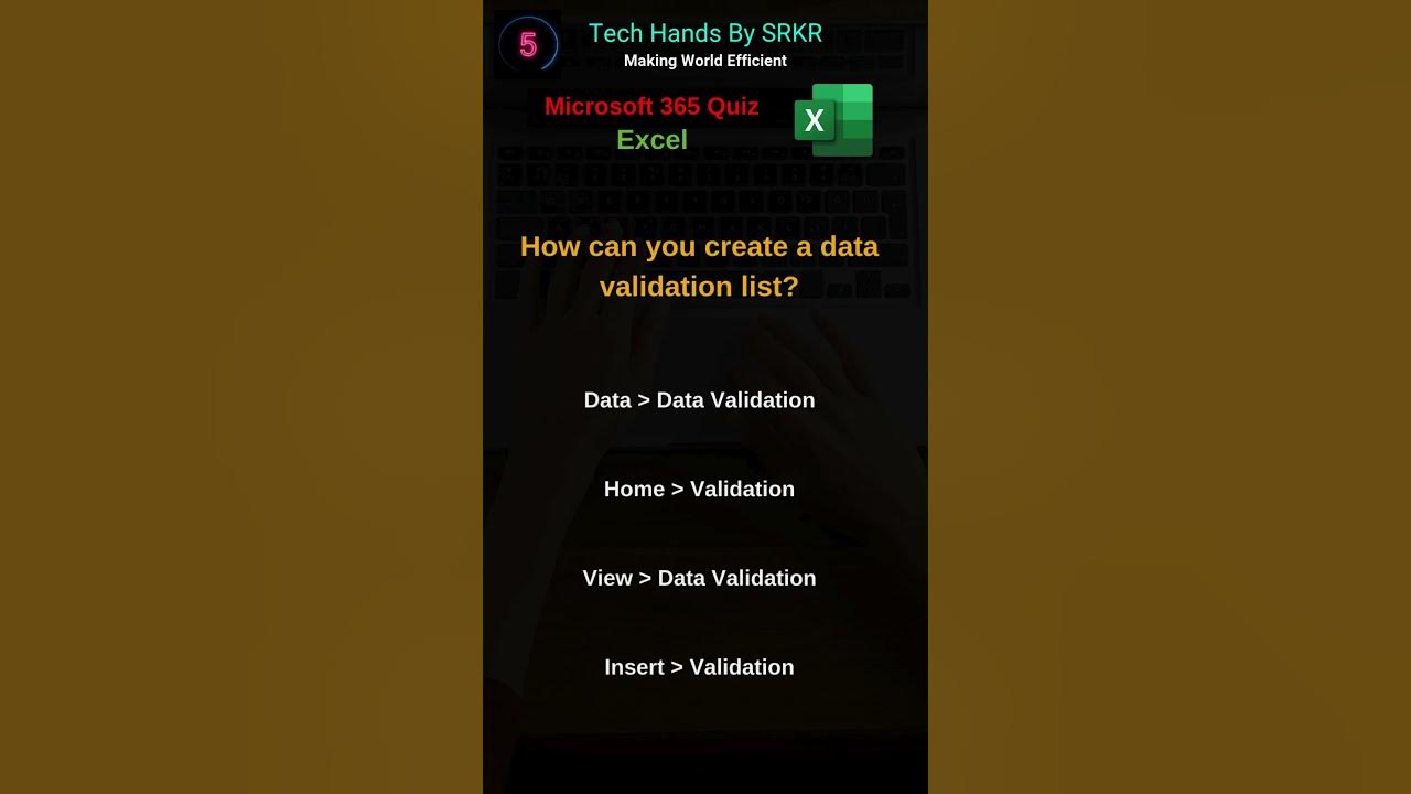 How Can You Create A Data Validation List Exceltips Exceltricks Excelquiz Exceltraining