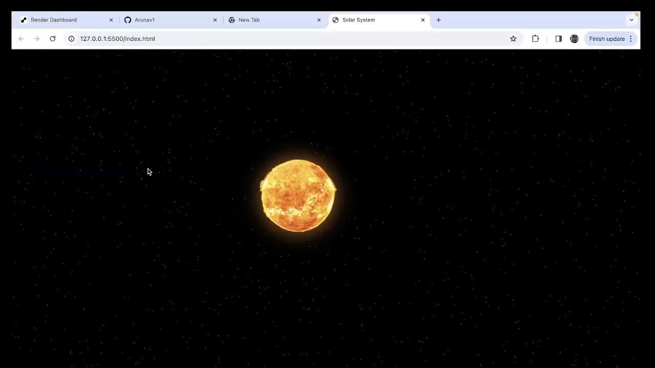 Creating an animated solar system | HTML, CSS and JavaScript | Developer Projects Series ...