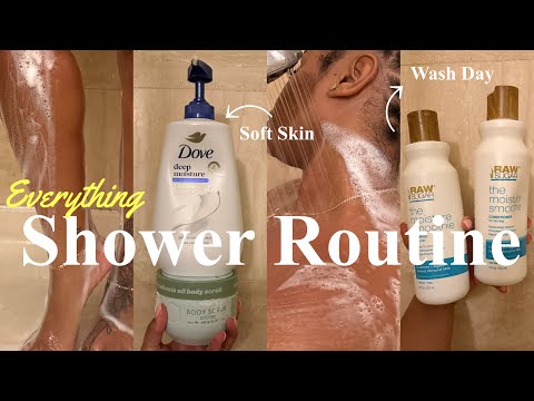 MY CLEAN WINTER SHOWER ROUTINE | EVERYTHING SHOWER ROUTINE + CLEAN SCENTS + BODY CARE +HAIR WASH DAY