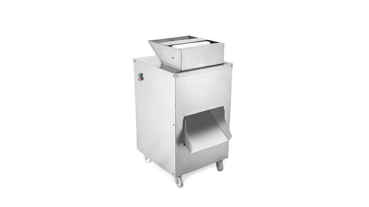 QC poultry cutting machine - YouTube