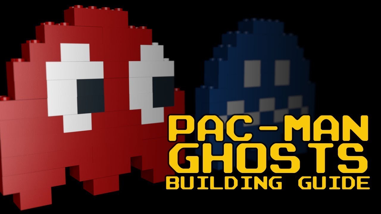 LEGO Pac-Man Ghosts Building Guide - Blockstad how-to video - YouTube