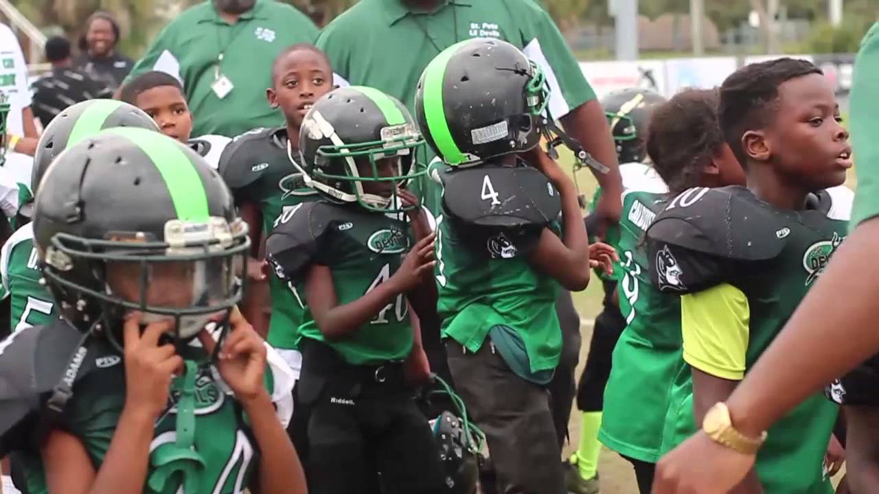 st.pete lil devils jr varsity champions - YouTube