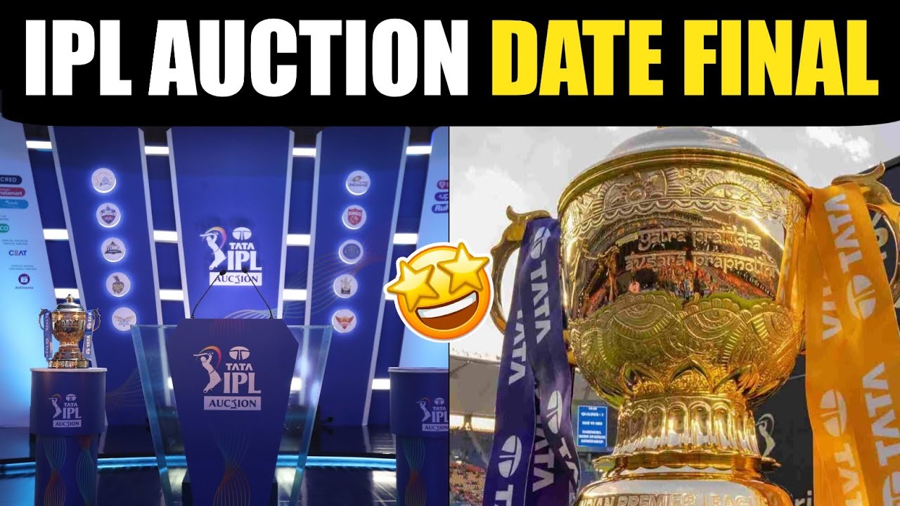 IPL Auction date update:- ipl की auction date आई सामने। - YouTube