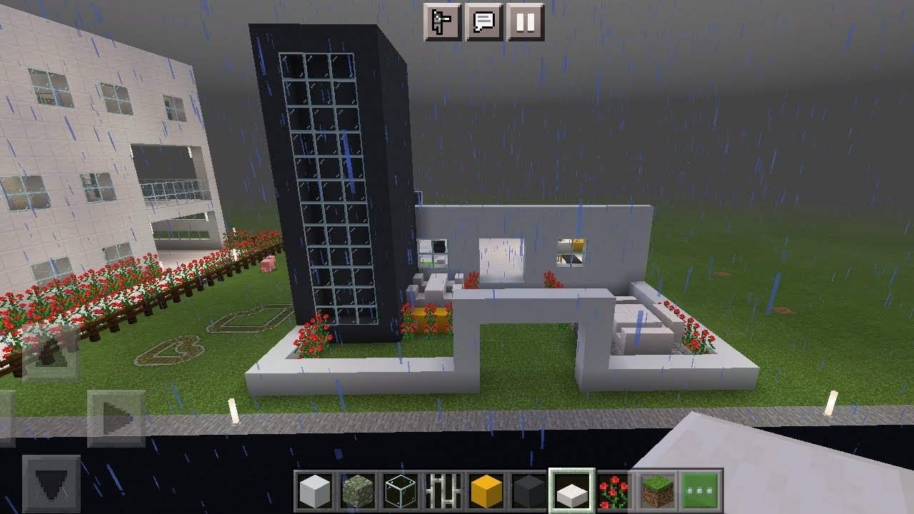 make new house design in Minecraft for me with full facilities# ...