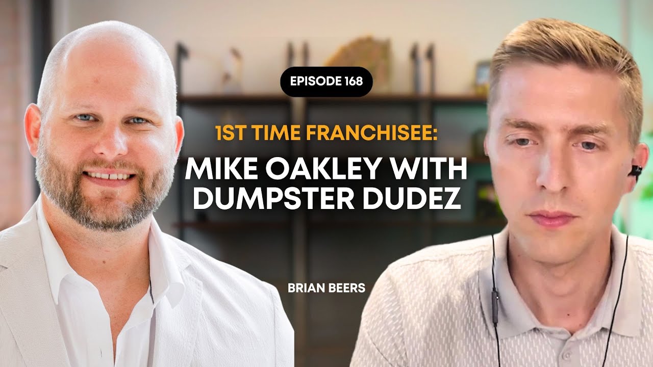 1st Time Franchisee: Mike Oakley with Dumpster Dudez - YouTube