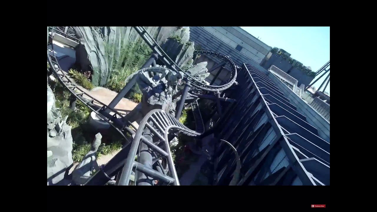 Velocicoaster pov Front Row - YouTube
