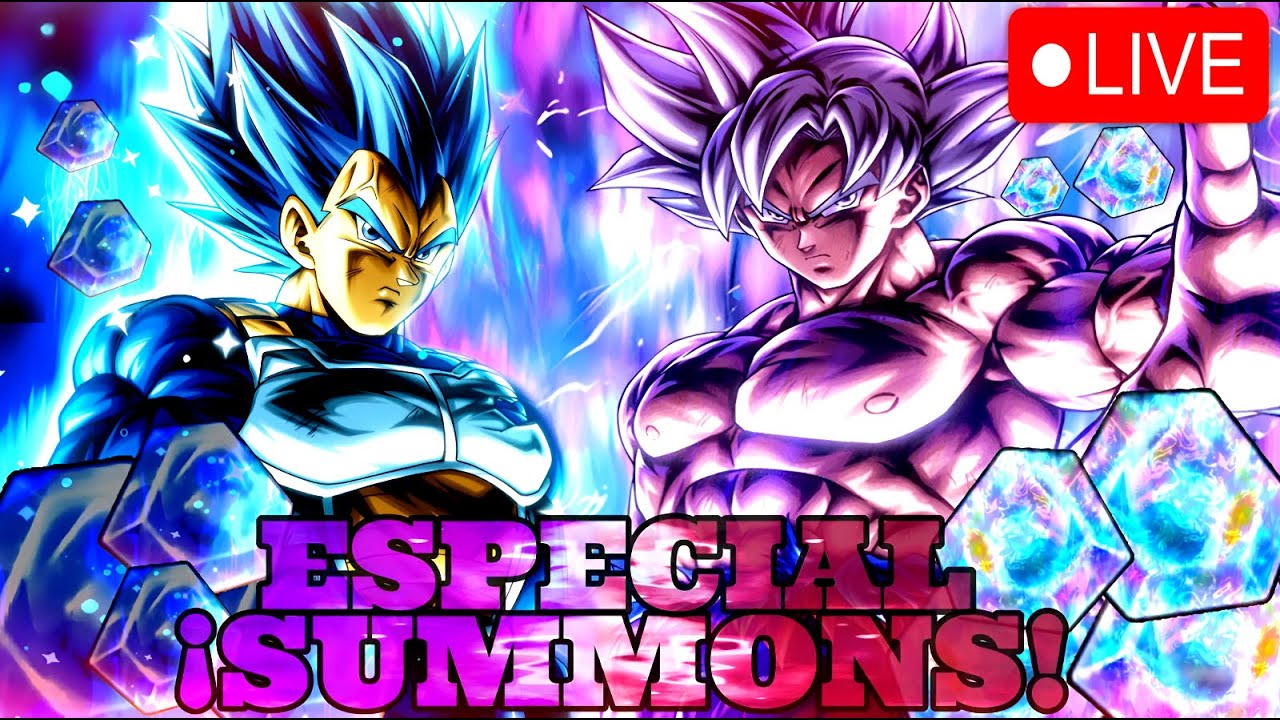 ¡GRAN ESPECIAL SUMMONS HISTORICAS A GOKU MUI Y VEGETA EVO! ¡¡HOY REGALO ...