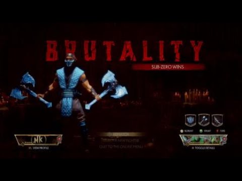 GOT THIS AMAZING BRUTALITY WITH THE SNOWMAN SHREDDER! ( SUB ZERO ...