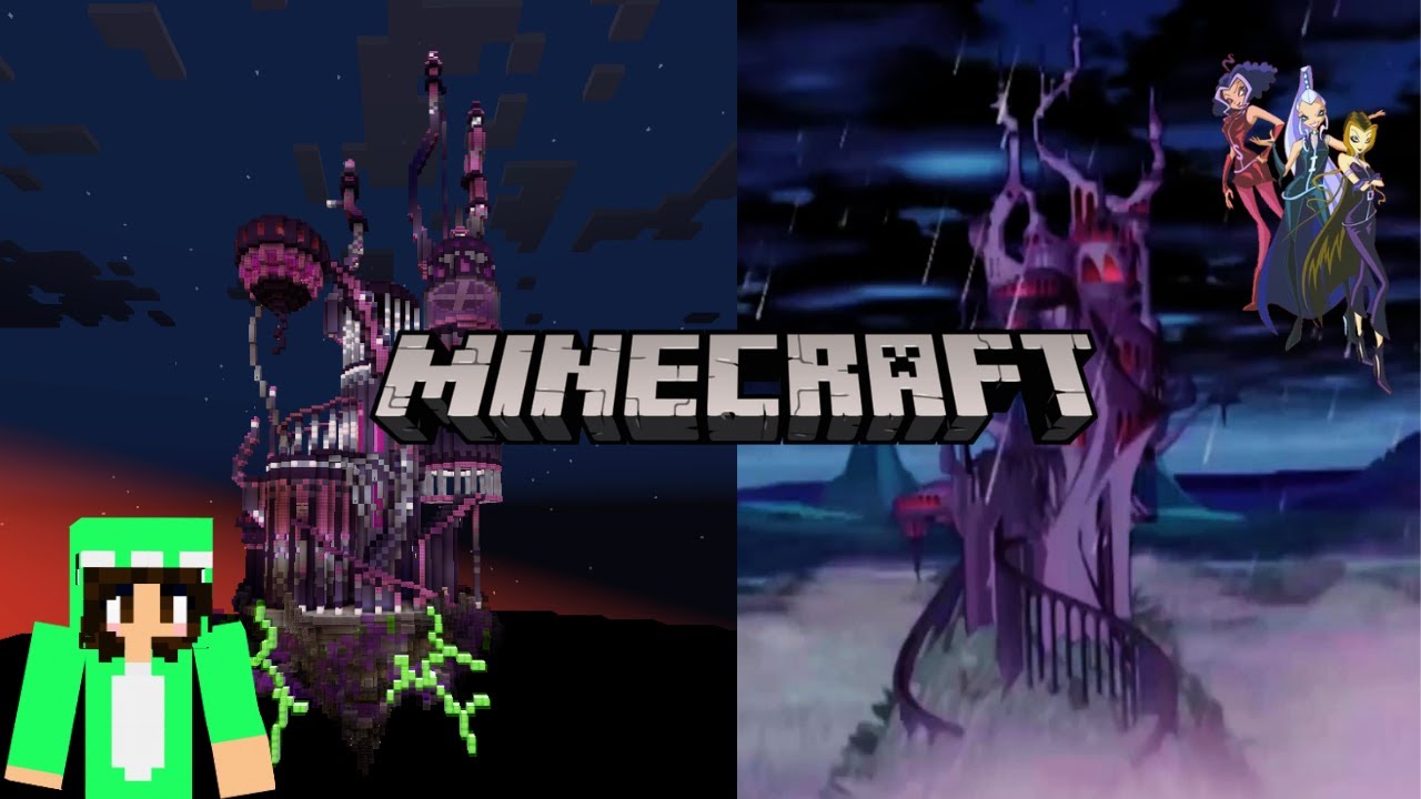 Building Cloud Tower from Winx Club in Minecraft - YouTube