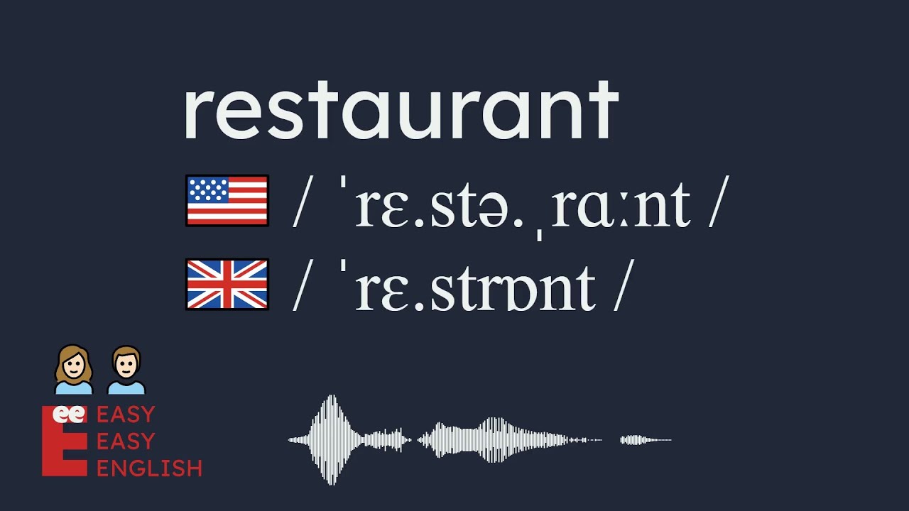 How to pronounce restaurant? US English UK English IPA Audio Waveform 👩 ...