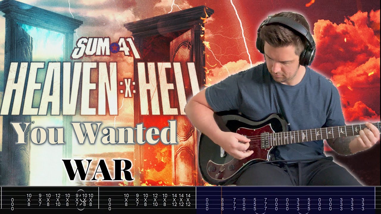 You Wanted War (Sum 41) - Guitar Cover With on Screen Tabs! - YouTube