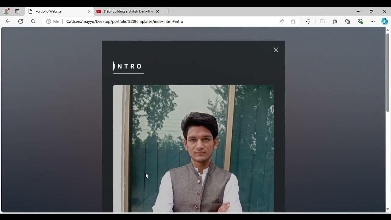 "Showcasing My Portfolio Website | HTML, CSS | HeadStarter AI Project ...