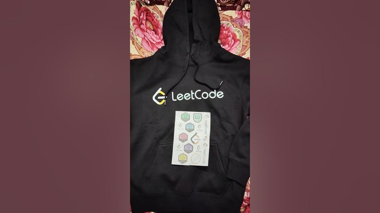 Leetcode Hoodie Unboxing #innovativedeveloper #leetcode #leetcodedailychallenge - YouTube