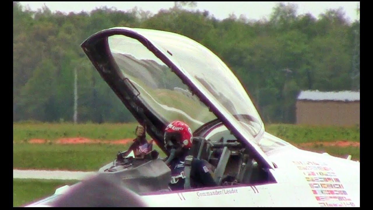 TB160515 USAF Thunderbirds Cockpit Communications McGuire 2016 Sunday ...