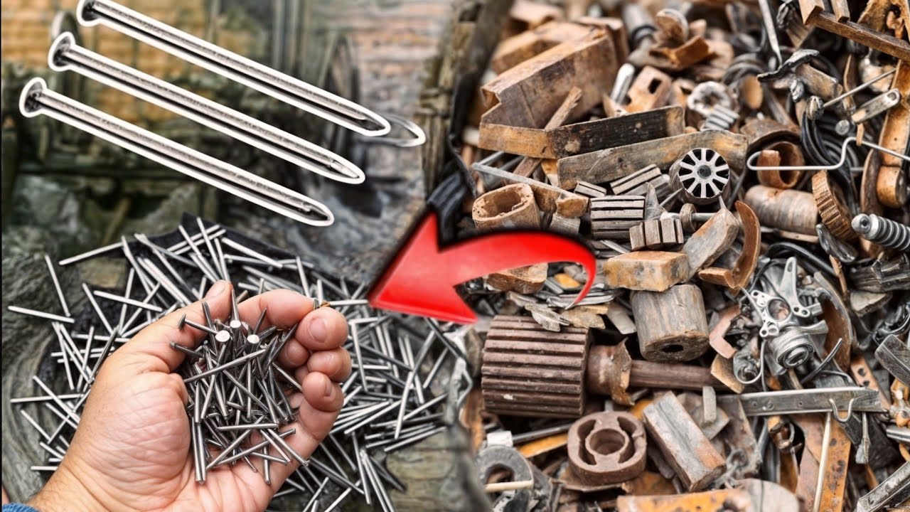 Manufacturing process of Iron Nails in Factory | factory mass ...
