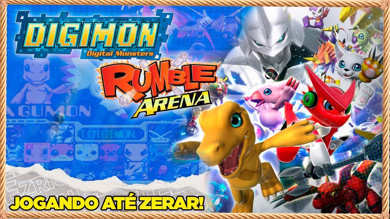 DIGIMON RUMBLE ARENA (PS1) ATÉ ZERAR "COM RENAMON"! GAMEPLAY COMPLETO ...