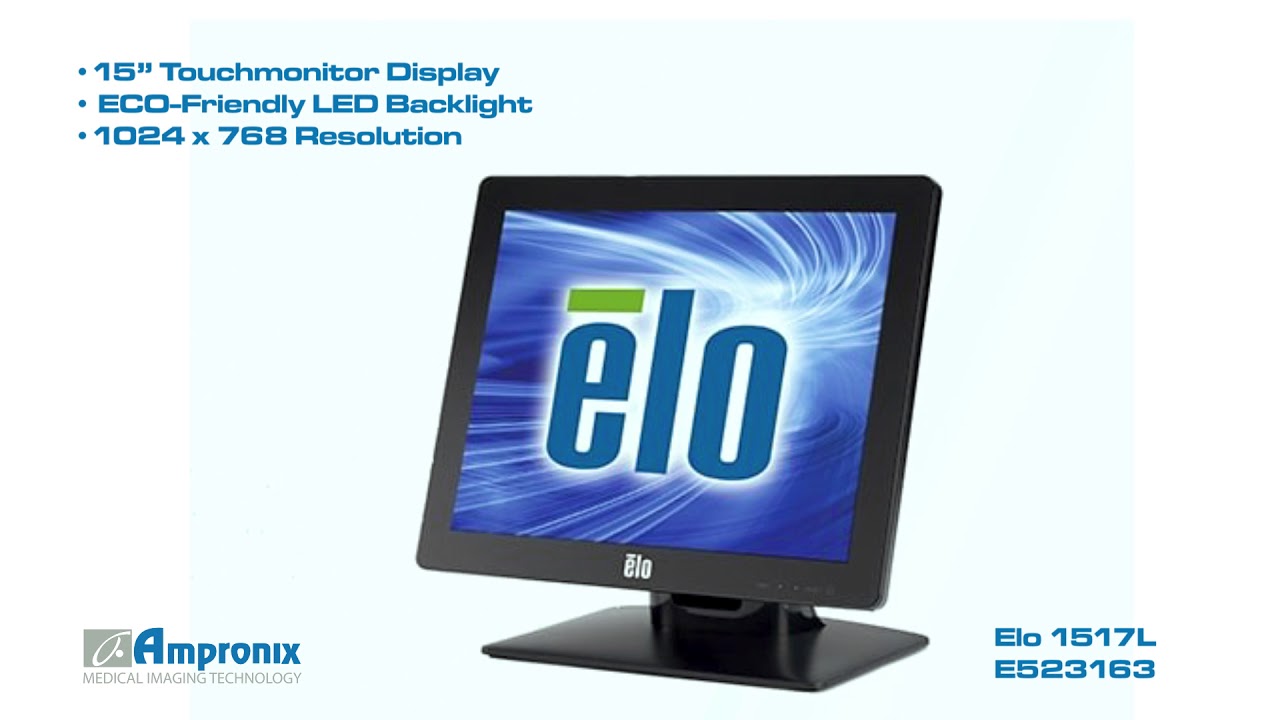 Elo 1517L E523163 Touchmonitor Display Screen Sales | Service | Repair ...