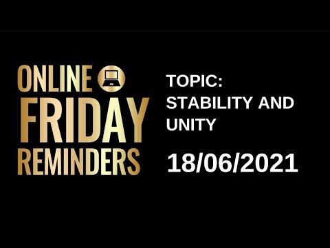 Stability & Unity - YouTube