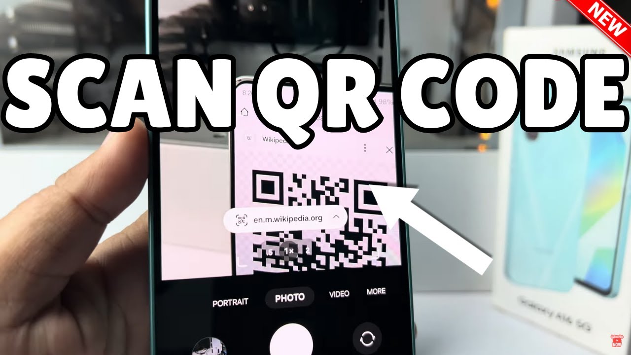 Galaxy A16: How to Scan QR Code Samsung - YouTube