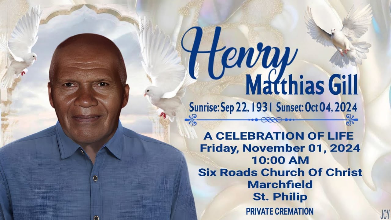 A Service of Celebration for the Life of Henry Gill - YouTube
