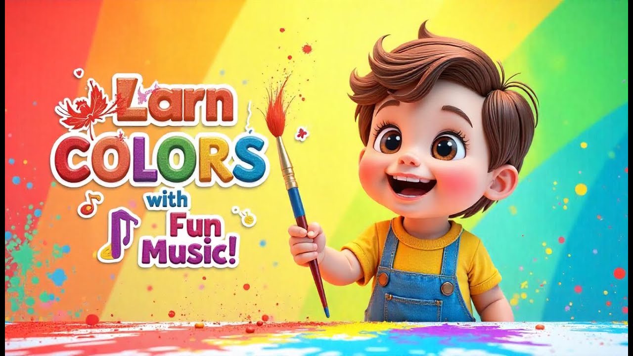 "Color Song for Kids | Learn Colors with Fun Music! 🎶 | Learning Tunes ...