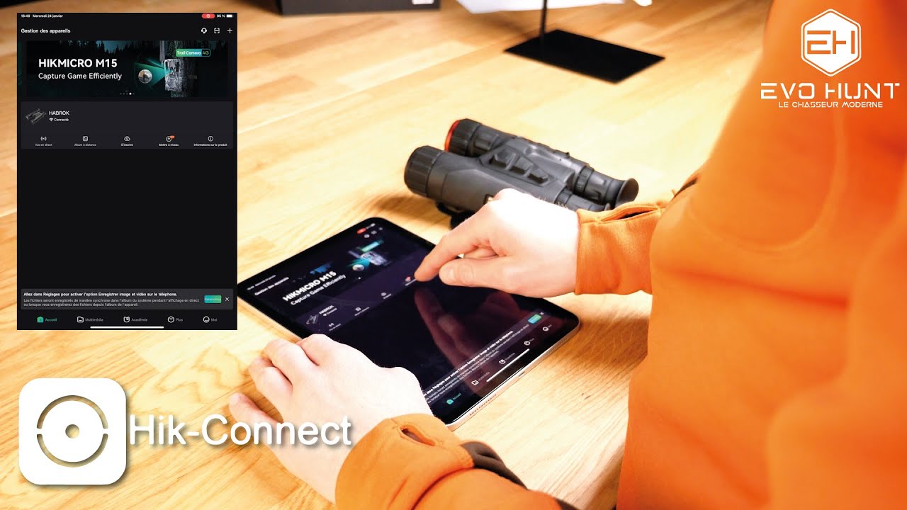 COMMENT CONNECTER SON SMARTPHONE AVEC SON APPAREIL HIK MICRO - YouTube