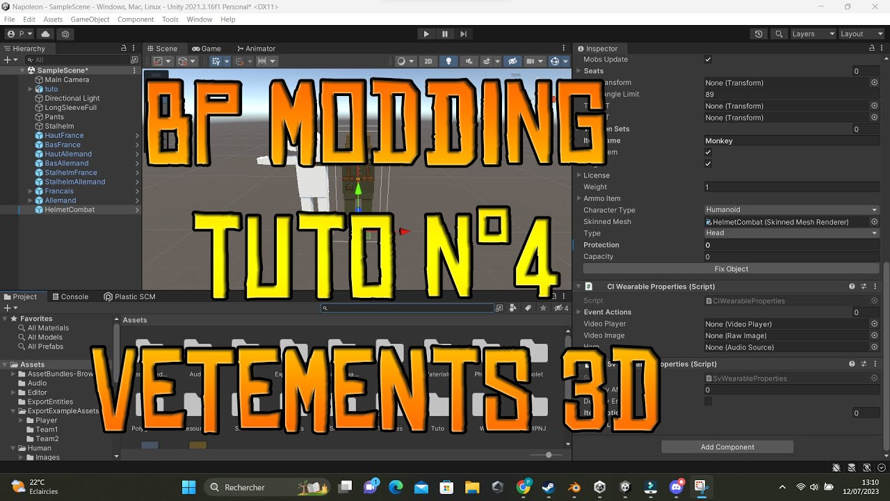 Broke Protocol Modding N°4 : Faire des Vetements 3D - YouTube