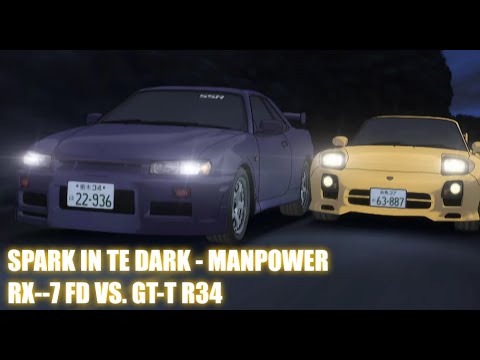 [AMV] INITIAL D: FS / RX-7 VS GT-R - SPARK IN THE DARK - YouTube