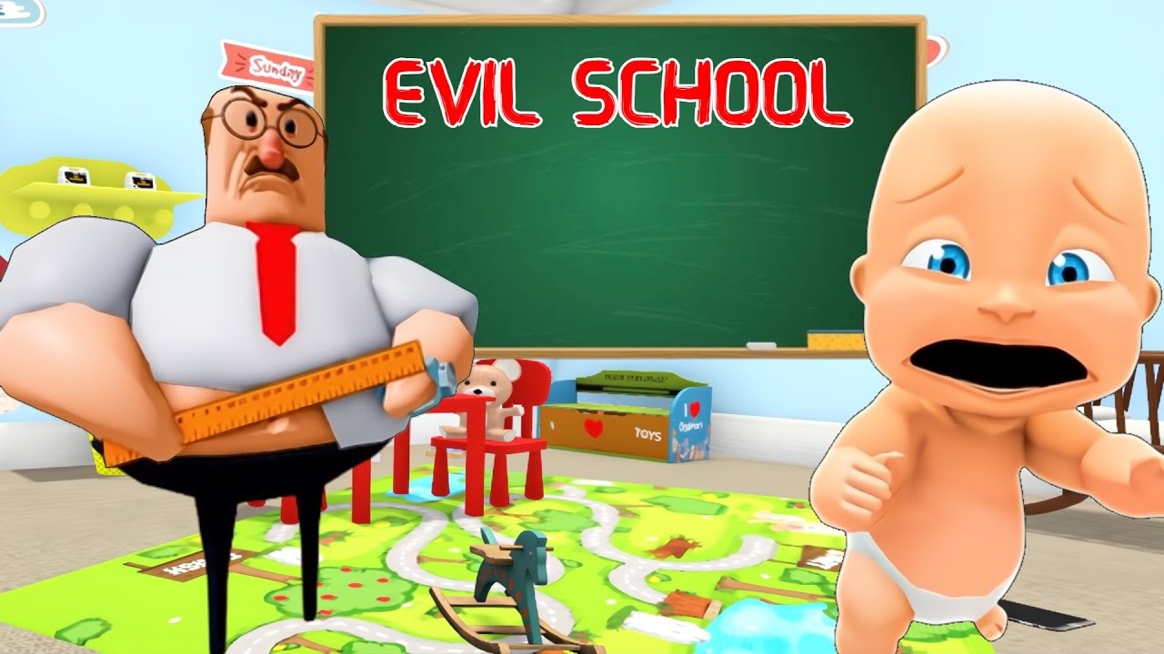 BABY Escapes EVIL SCHOOL - YouTube