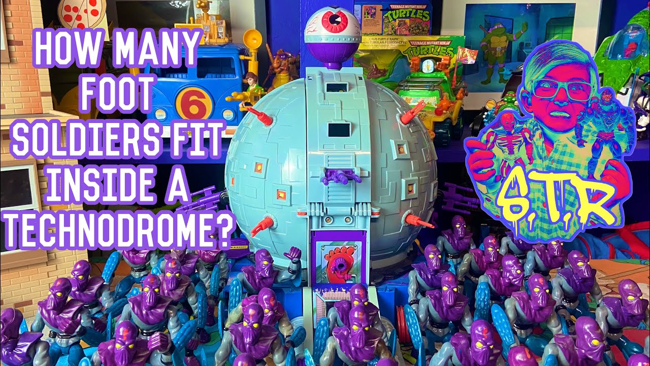 How Many Foot Soldiers Fit Inside a Technodrome? - YouTube