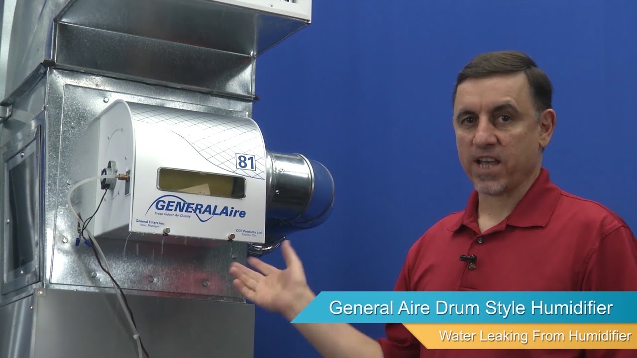 GeneralAire Drum Style Humidifier Troubleshooting - Water Leaking and ...