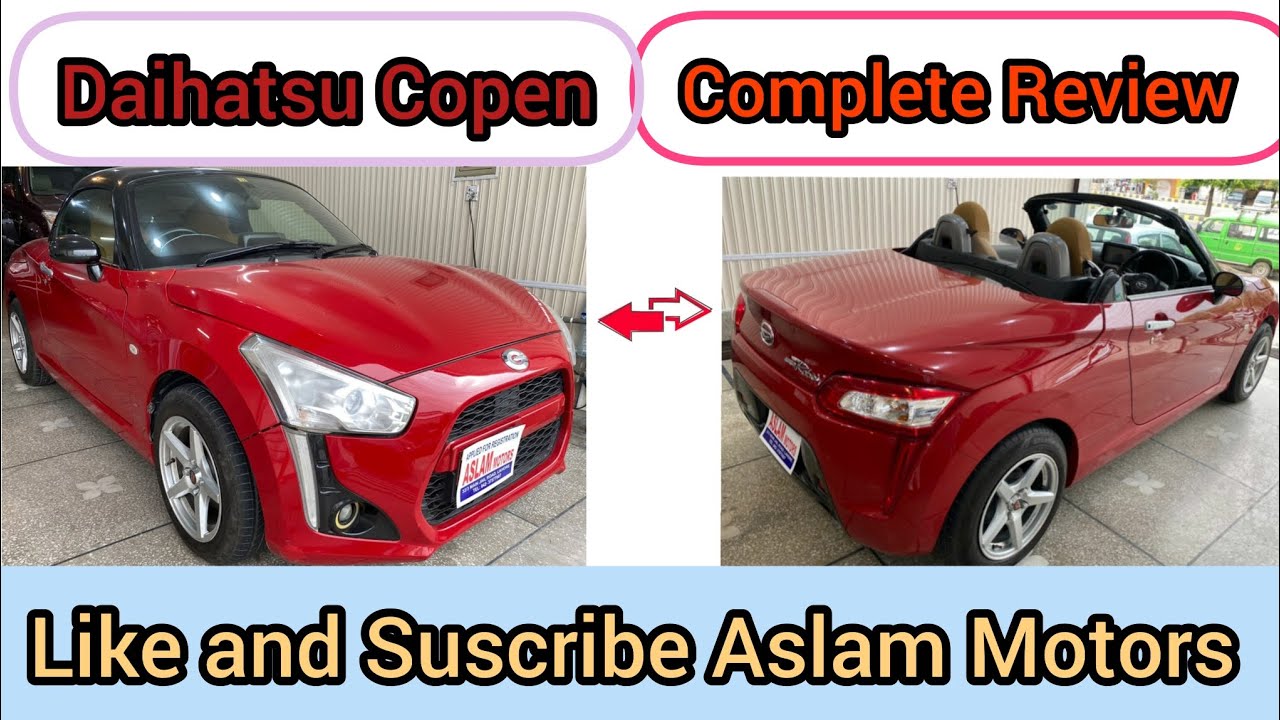 Daihatsu Copen||Copen Robe||Model 2014||660cc Turbo||Smart Car - YouTube
