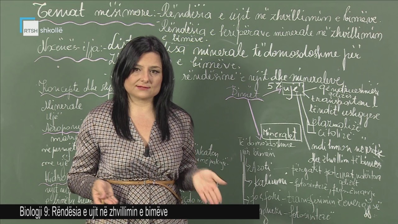 Biologji 9 - Rëndësia e ujit në zhvillimin e bimëve - YouTube