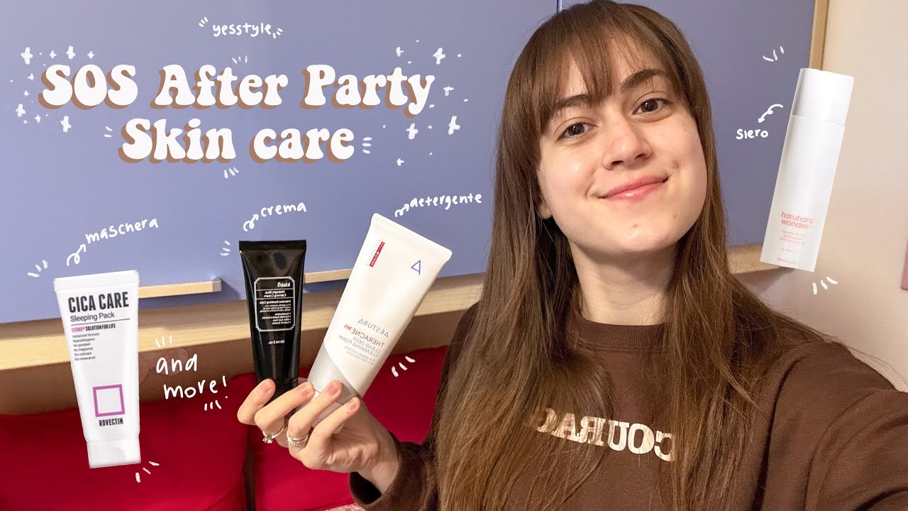 Skin care routine AFTER PARTY! ~ Yesstyle - YouTube