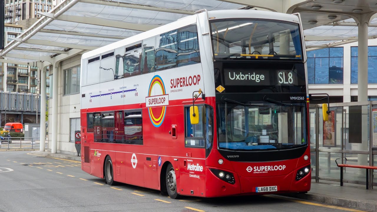 London's Buses in White City bus station 31st July 2023 - YouTube